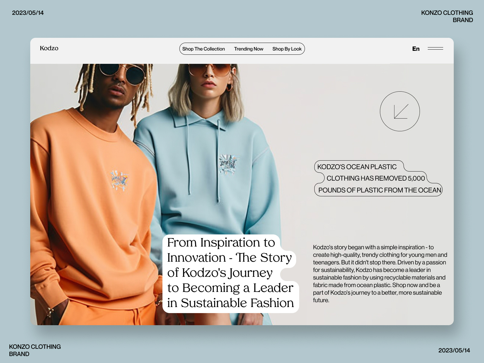 E-commerce website UI&UX design for Clothing Brand by Darina Yefymova ...