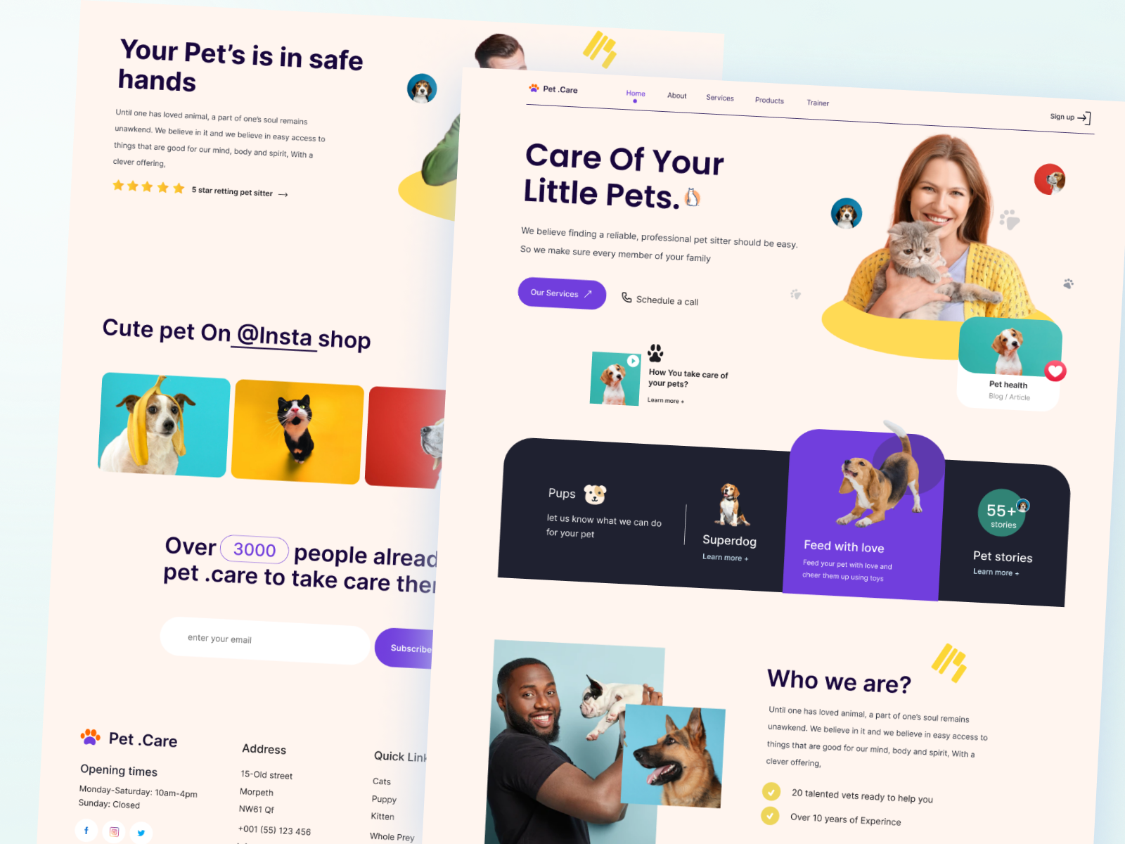 Pet Care Website By Mahadi Hasan On Dribbble pet-care-website-by-mahadi-hasan-on-dribbble