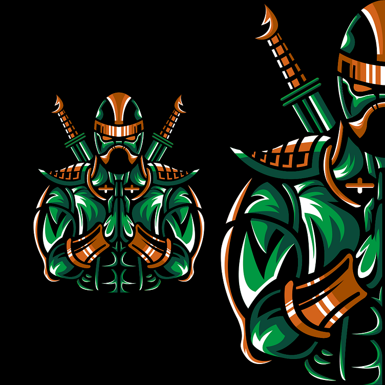 Mascot Logo by Awoga Ranger on Dribbble