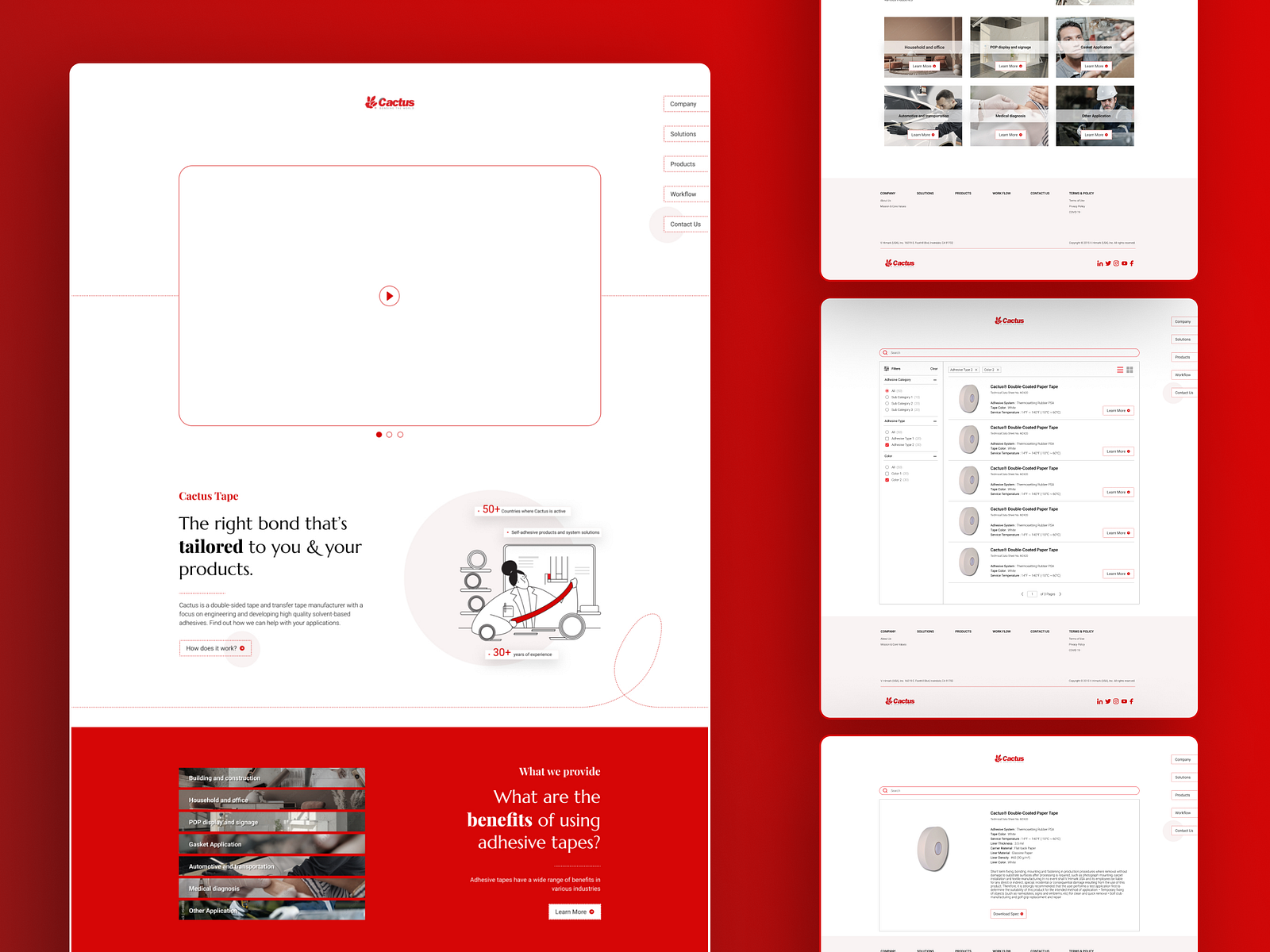 Simple And Modern Web Uxui By Chudesignhouse On Dribbble