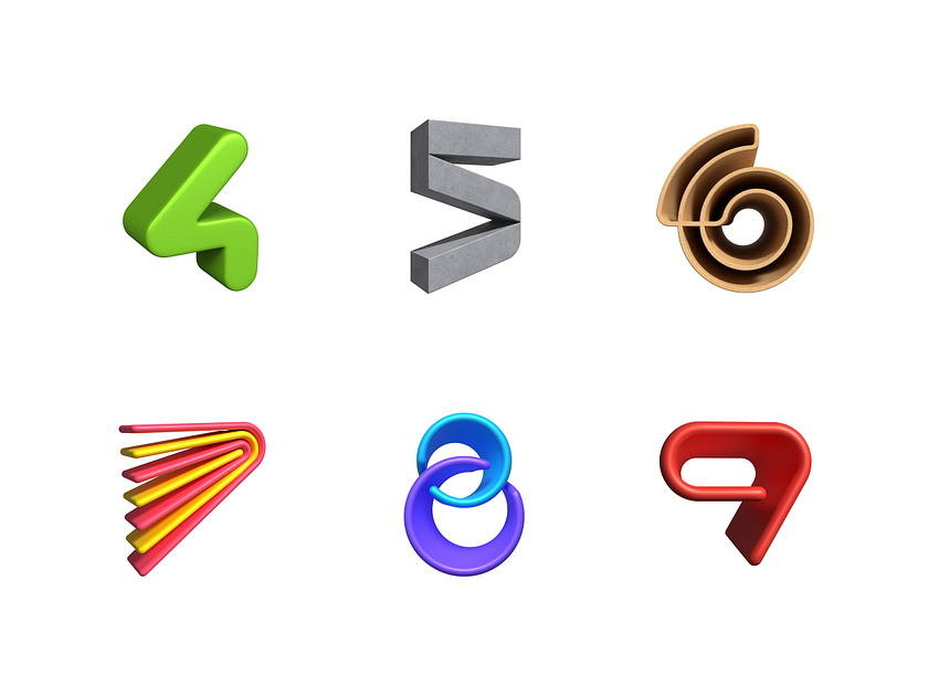 Browse thousands of Number Logo images for design inspiration | Dribbble