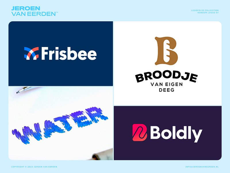 Logofolio - 5th Edition by Jeroen van Eerden on Dribbble