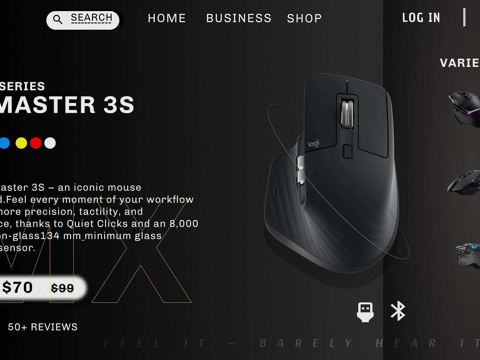 Logitech Website Landing page Design by Jisan Ahmed on Dribbble