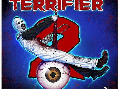 Terrifier 2-Art the Clown by Ted Hammond on Dribbble
