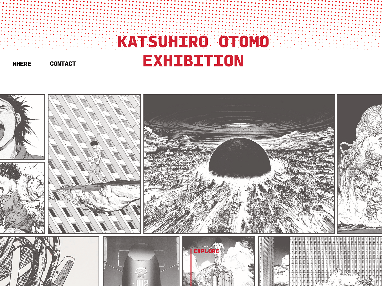 Katsuhiro Otomo Exhibition by Shinwoo Sohn on Dribbble