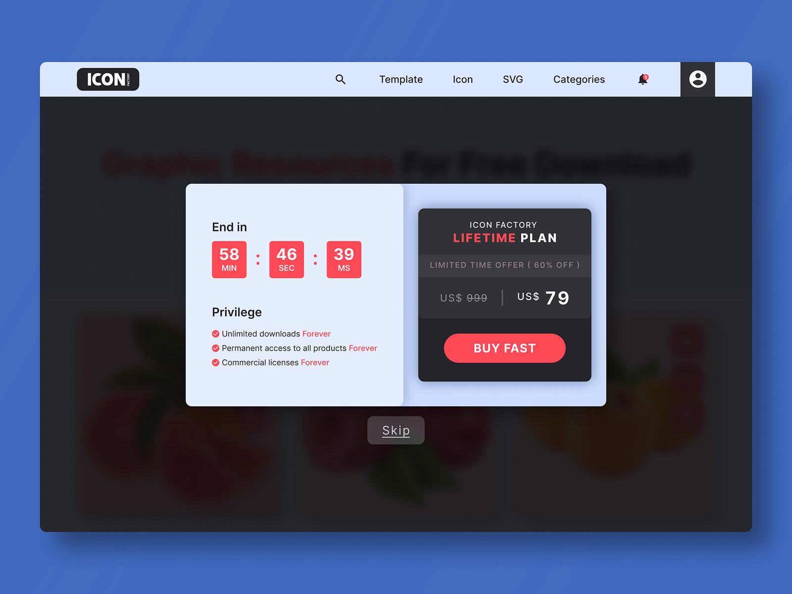 Pop-Up Overlay UI Design - Vector Download Website #popupoverlay by ... Pop-Up Overlay UI Design - Vector Download Website #popupoverlay by ...