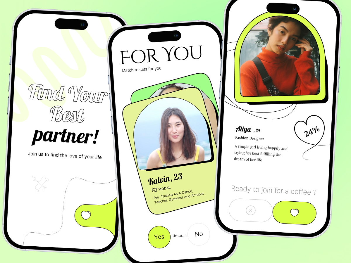 Dating app design by lazy kar for LazyInterface UI UX Team on Dribbble