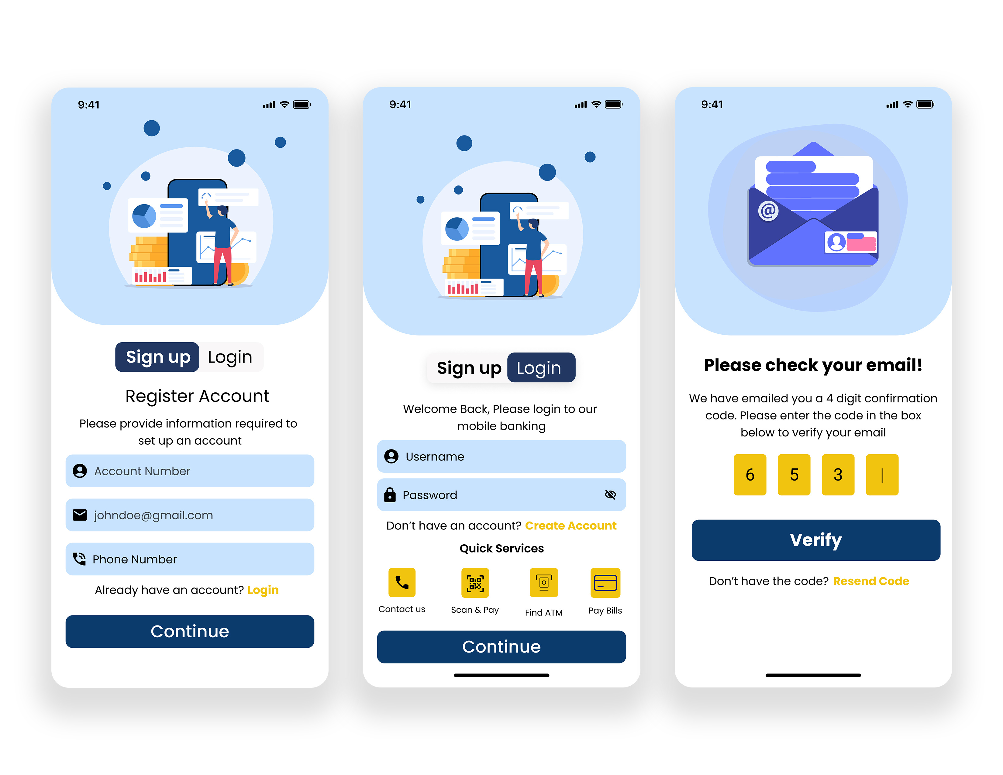 BANK USER INTERFACE DESIGN by Benjamin Ablade on Dribbble