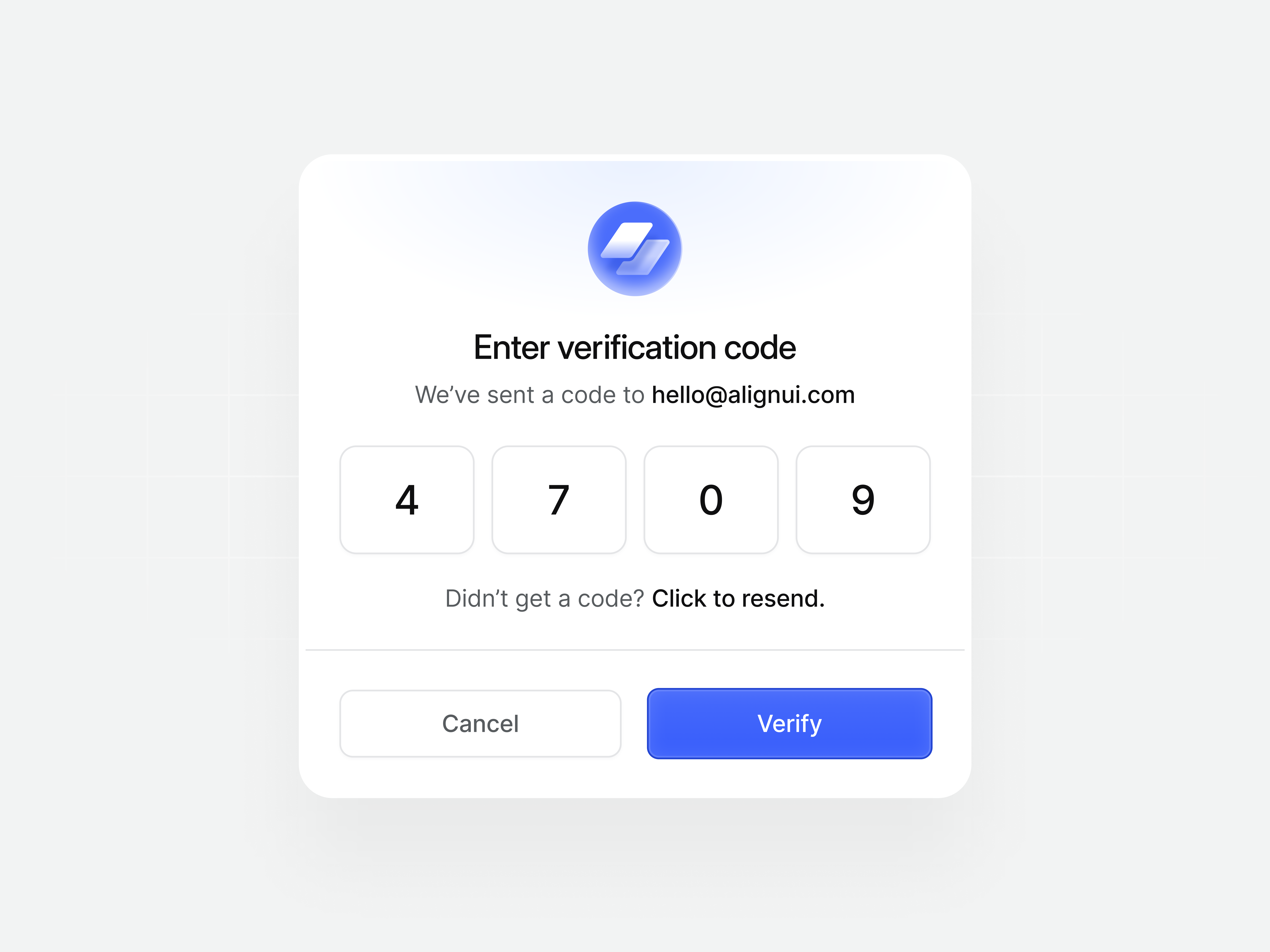 Reset Password & Verification • AlignUI Design System by Erşad Başbağ ...