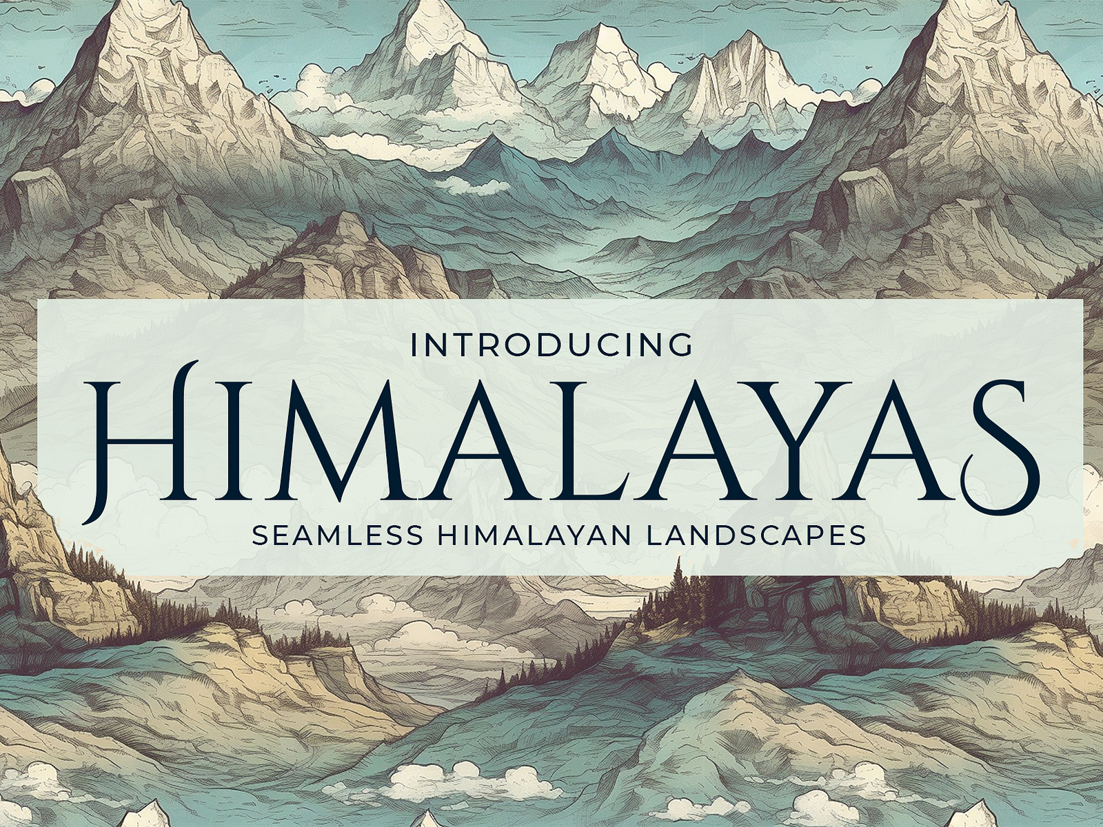 Himalayan seamless patterns by James on Dribbble
