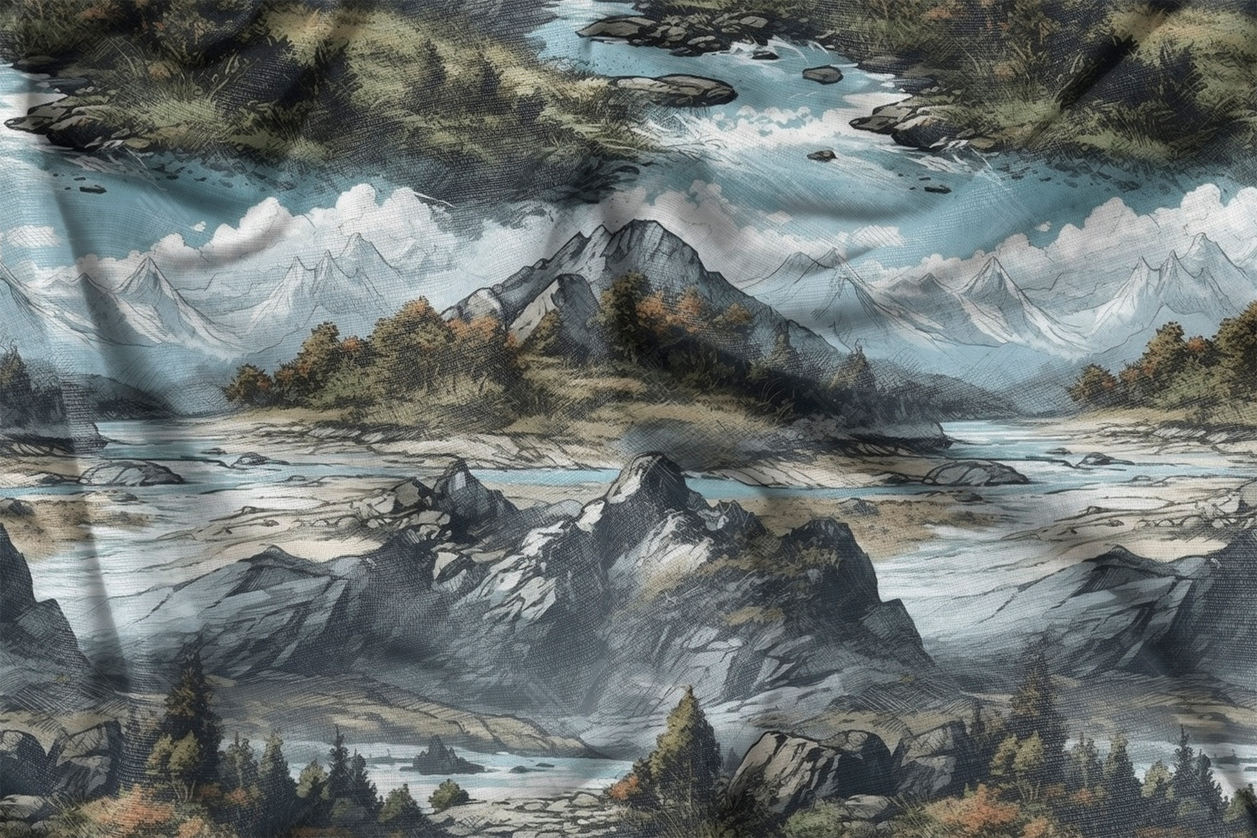 Himalayan seamless patterns by James on Dribbble