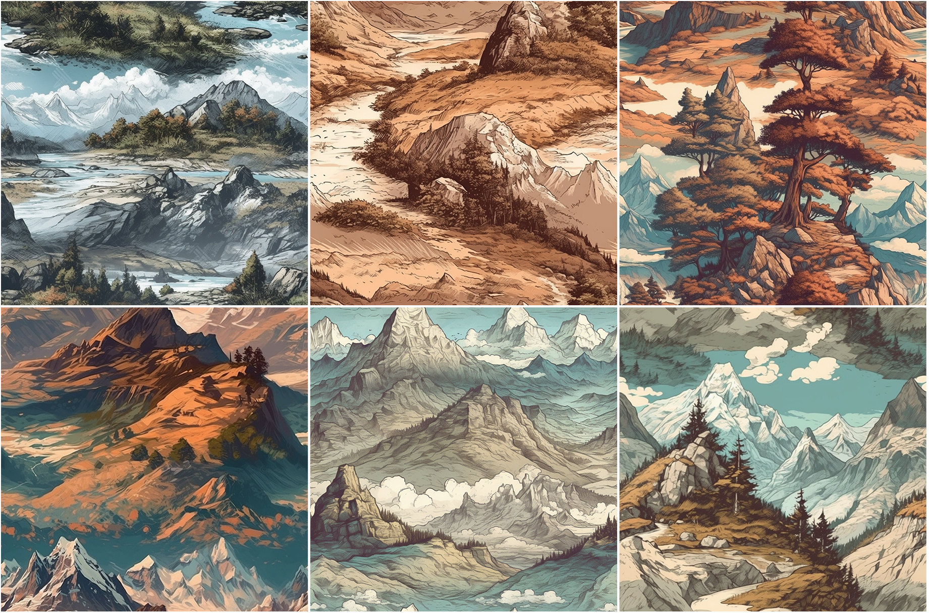 Himalayan seamless patterns by James on Dribbble