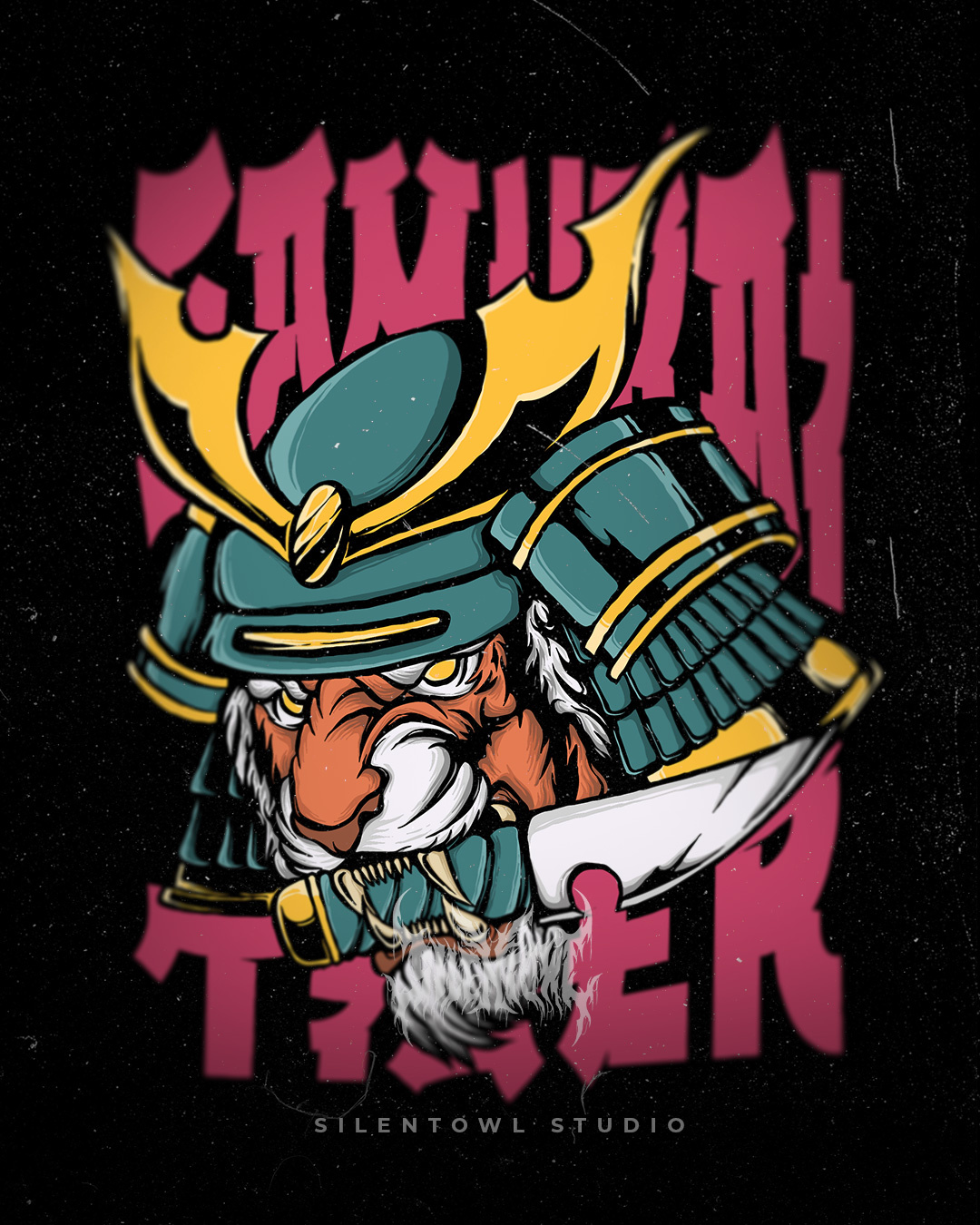 Japanese Tiger T-Shirt Design by SilentOwl Studio on Dribbble