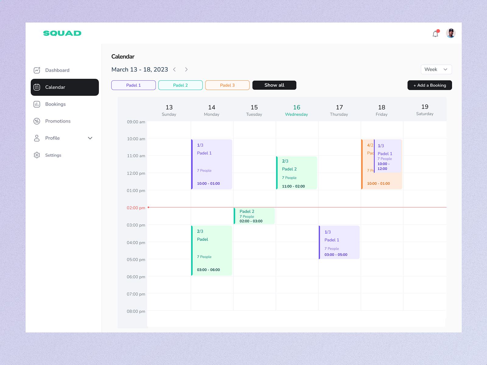 Calendar Dashboard design by Muhamad Elhadedy on Dribbble