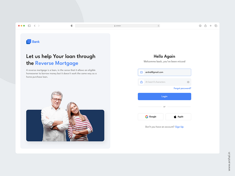 Login UI Designs by Arshal Ameen on Dribbble