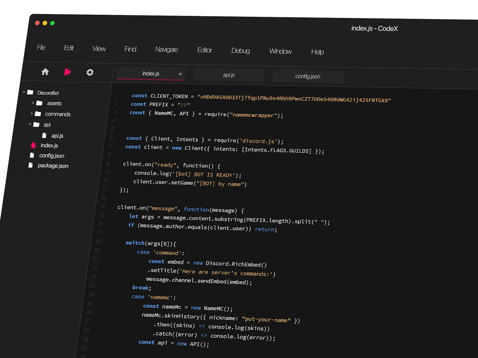 CodeX — Code editor by Jan Kempa on Dribbble CodeX — Code editor by Jan Kempa on Dribbble