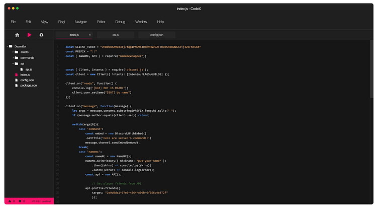 CodeX — Code editor by Jan Kempa on Dribbble CodeX — Code editor by Jan Kempa on Dribbble