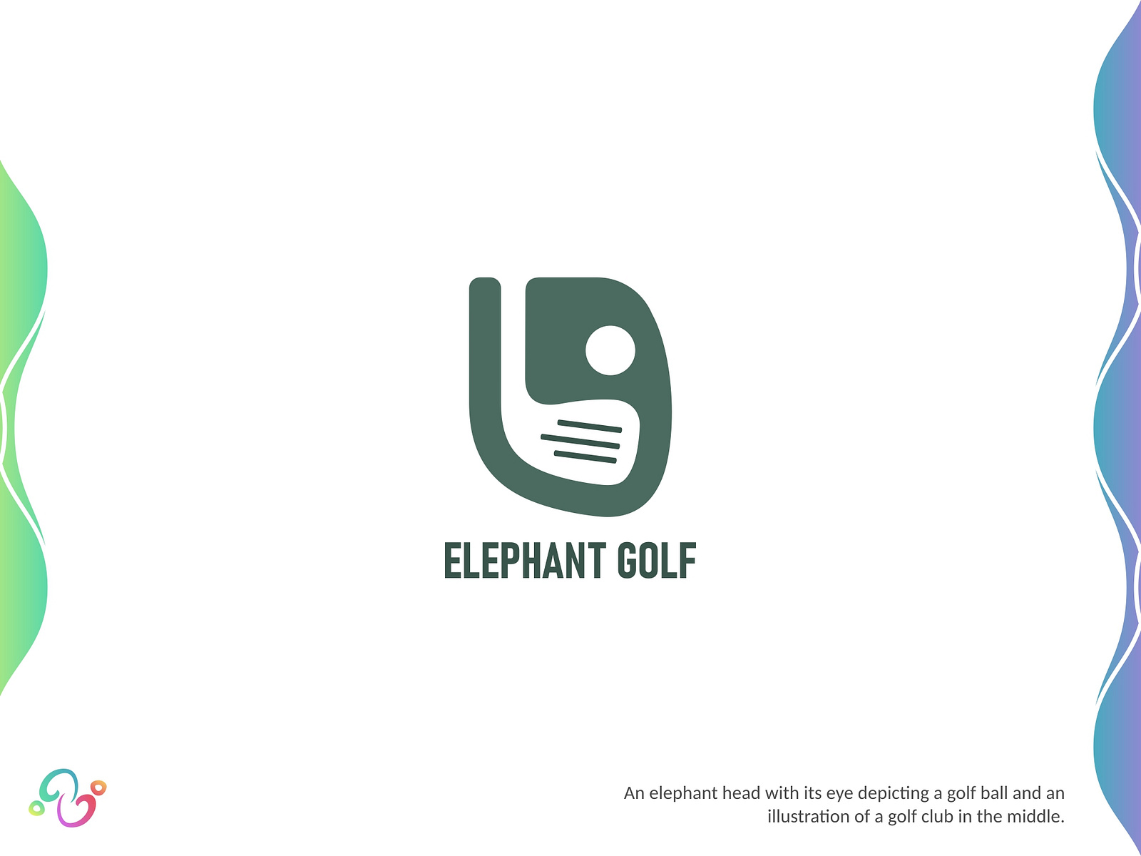 Elephant Golf Logo by Zzoe Iggi on Dribbble
