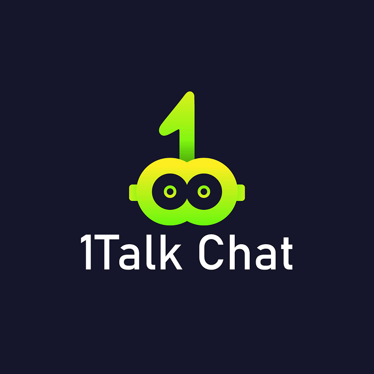1 Talk Chat logo, Modern logo, Minimalist logo, Brand Identity. by Al ...