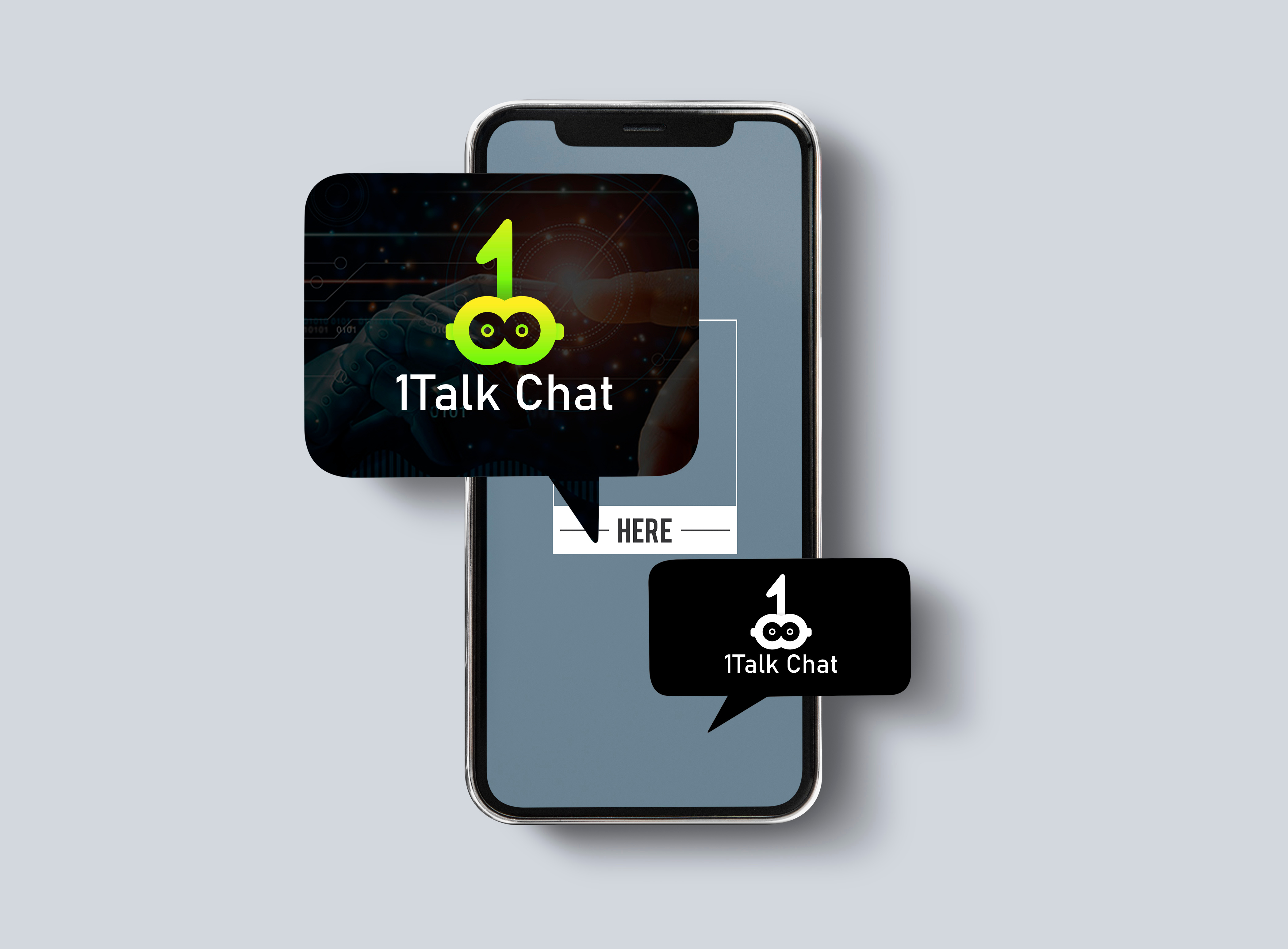 1 Talk Chat logo, Modern logo, Minimalist logo, Brand Identity. by Al ...