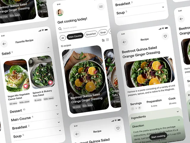 Food App designs, themes, templates and downloadable graphic elements ...