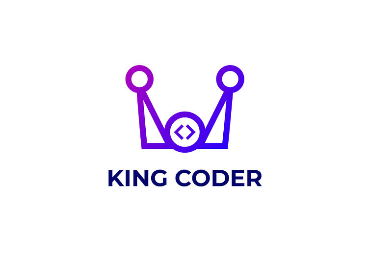 King Coder Logo Design by MD Abdul Alim on Dribbble