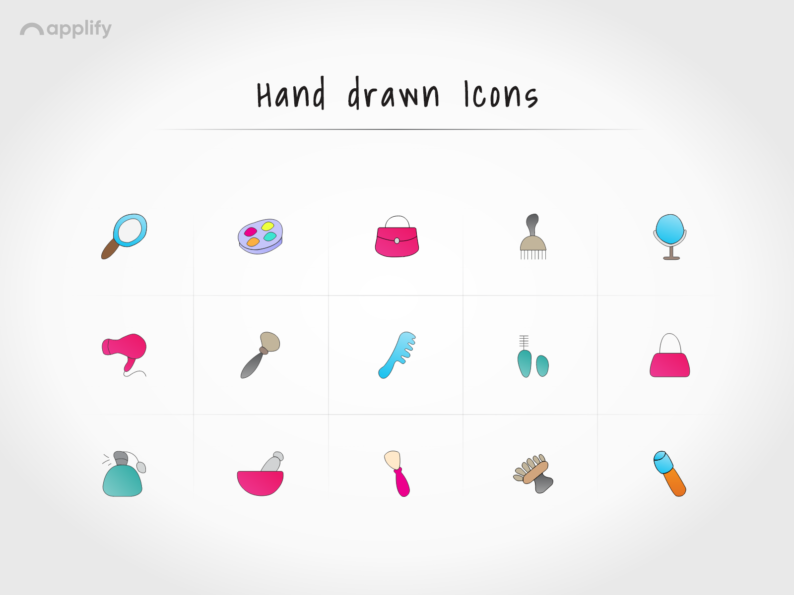 Illustrated hand drawn icons for the app by Applify on Dribbble