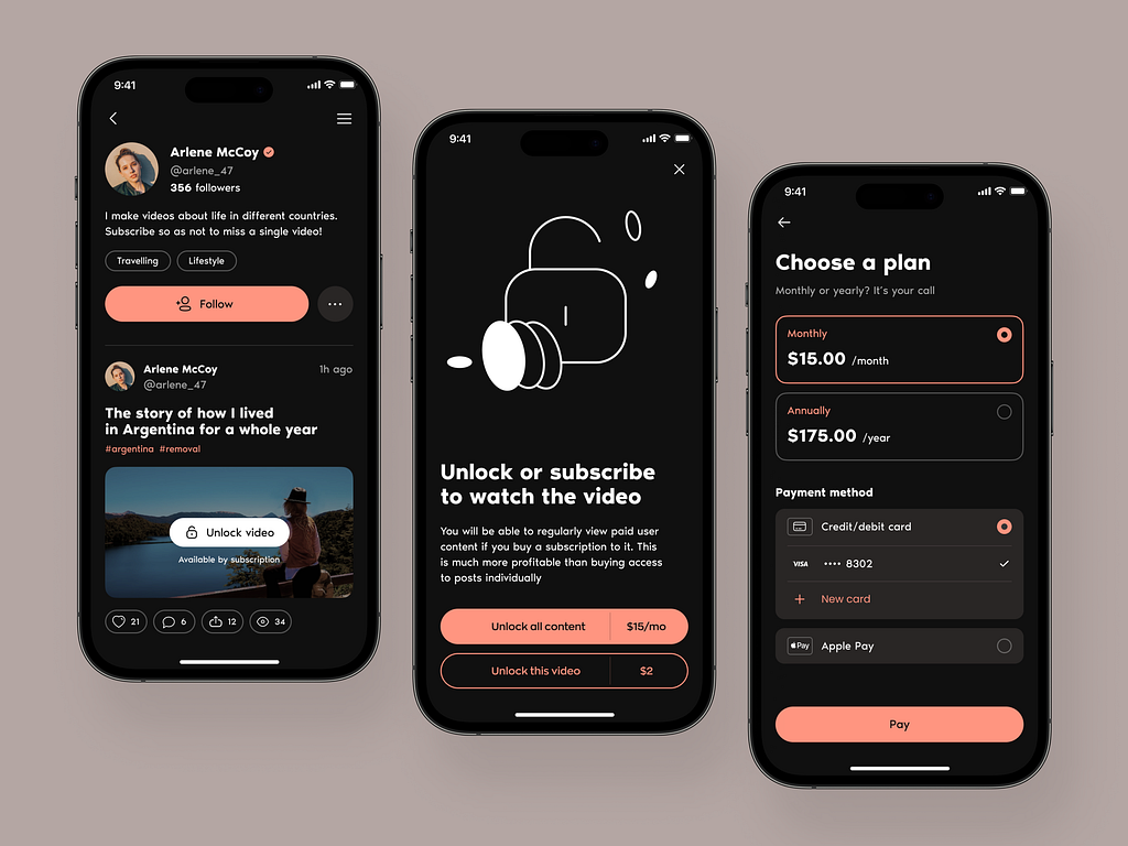 Creator Support Platform App Concept By Ronas It Ui Ux Team On Dribbble