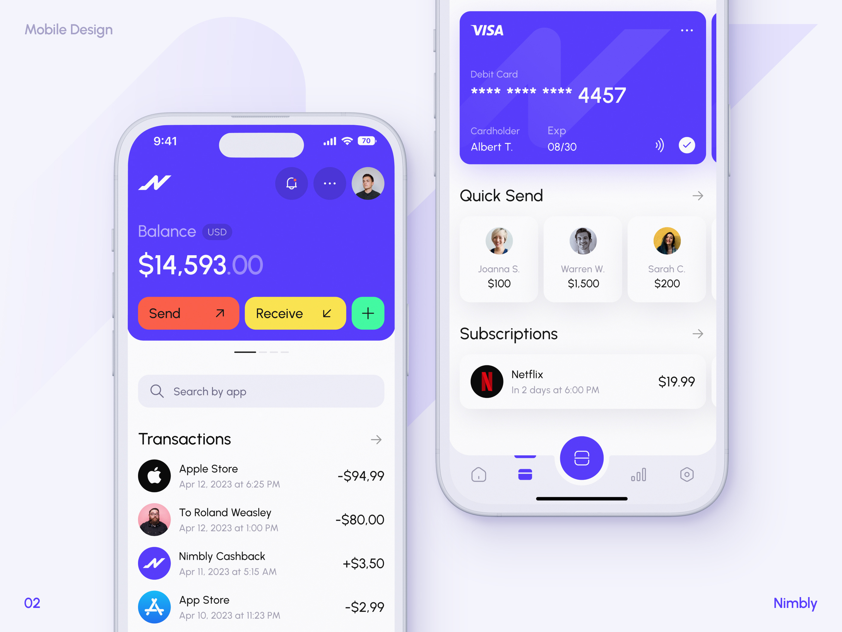 Nimbly App — Switching Theme Animation + Light Theme Designs by Michael ...