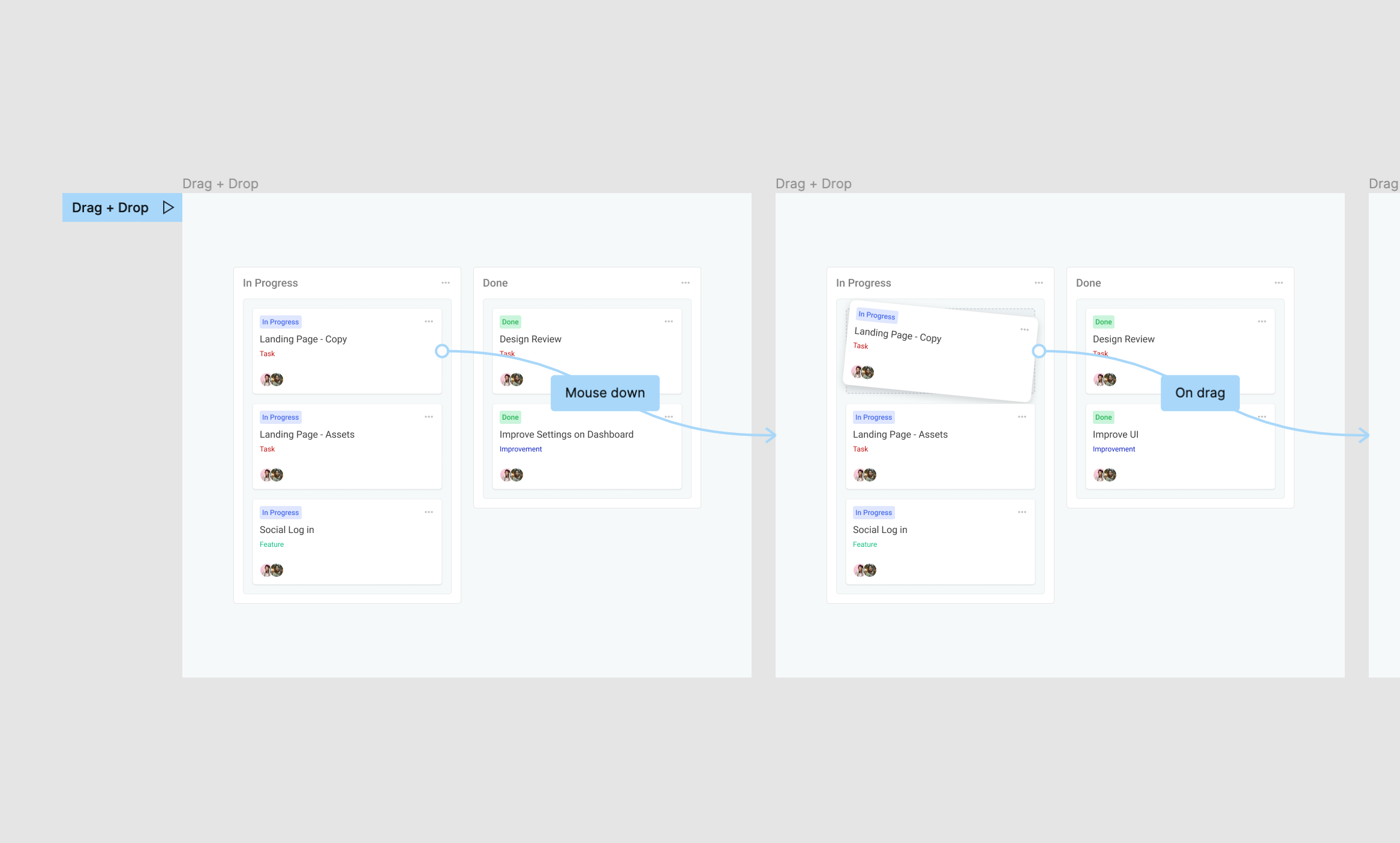 Drag + Drop by Sofia Flores on Dribbble