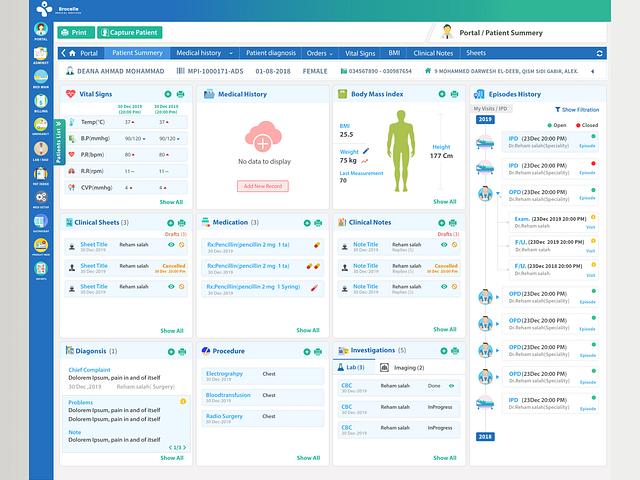 Browse thousands of Ehr System images for design inspiration | Dribbble
