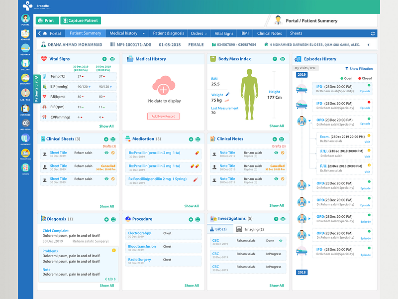 Browse thousands of Ehr System images for design inspiration | Dribbble