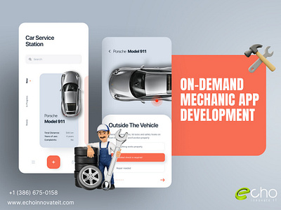 Mechanic App designs, themes, templates and downloadable graphic ...