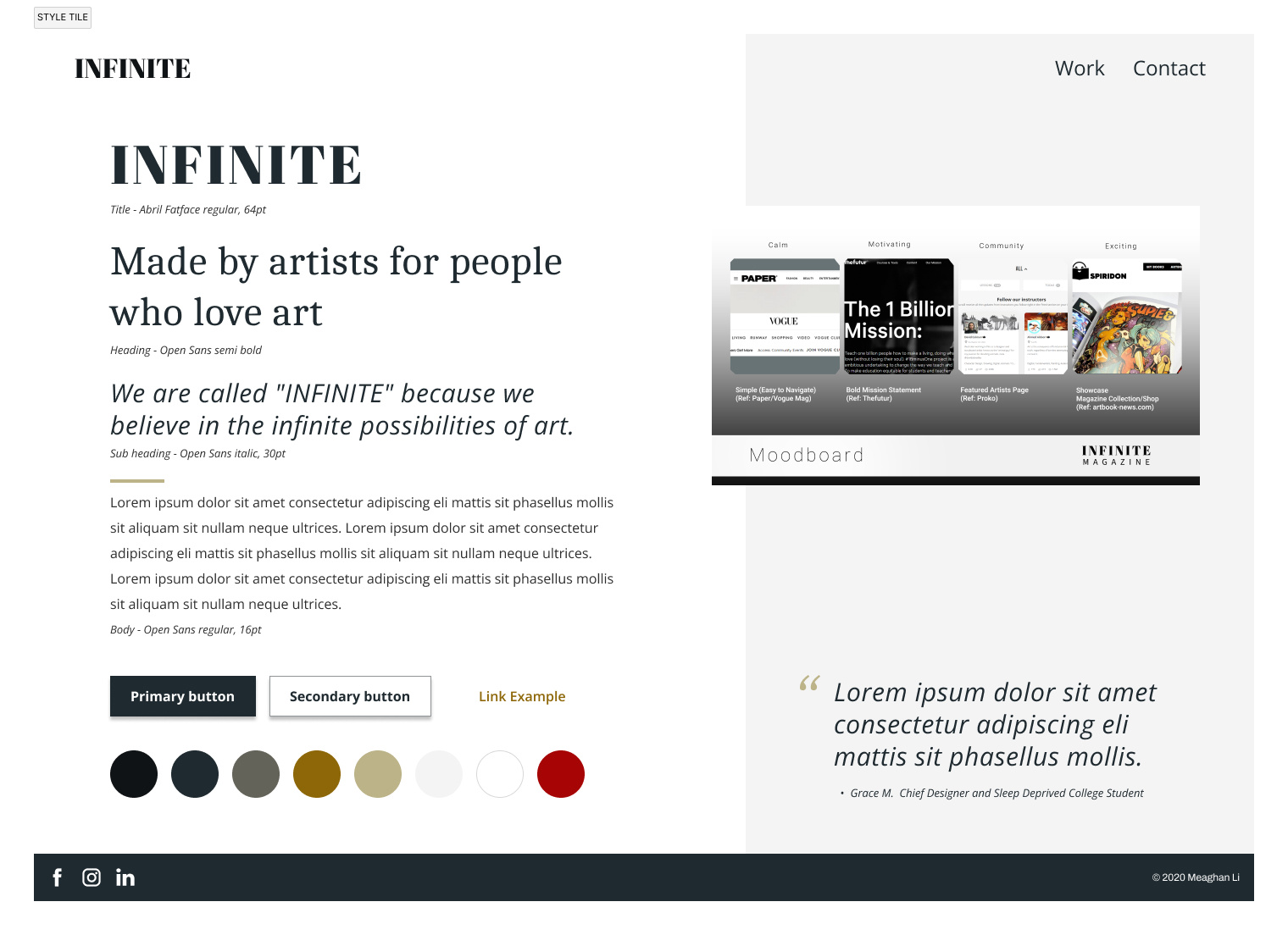 Squarespace Website Design by Yuki M. on Dribbble