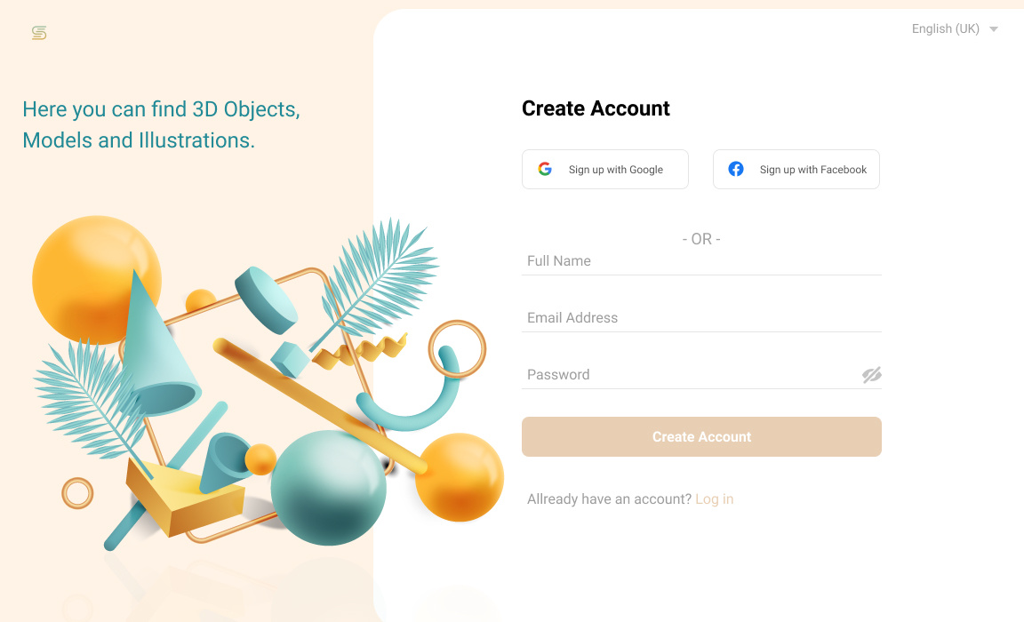 Sign in page UI Design by AliSe on Dribbble