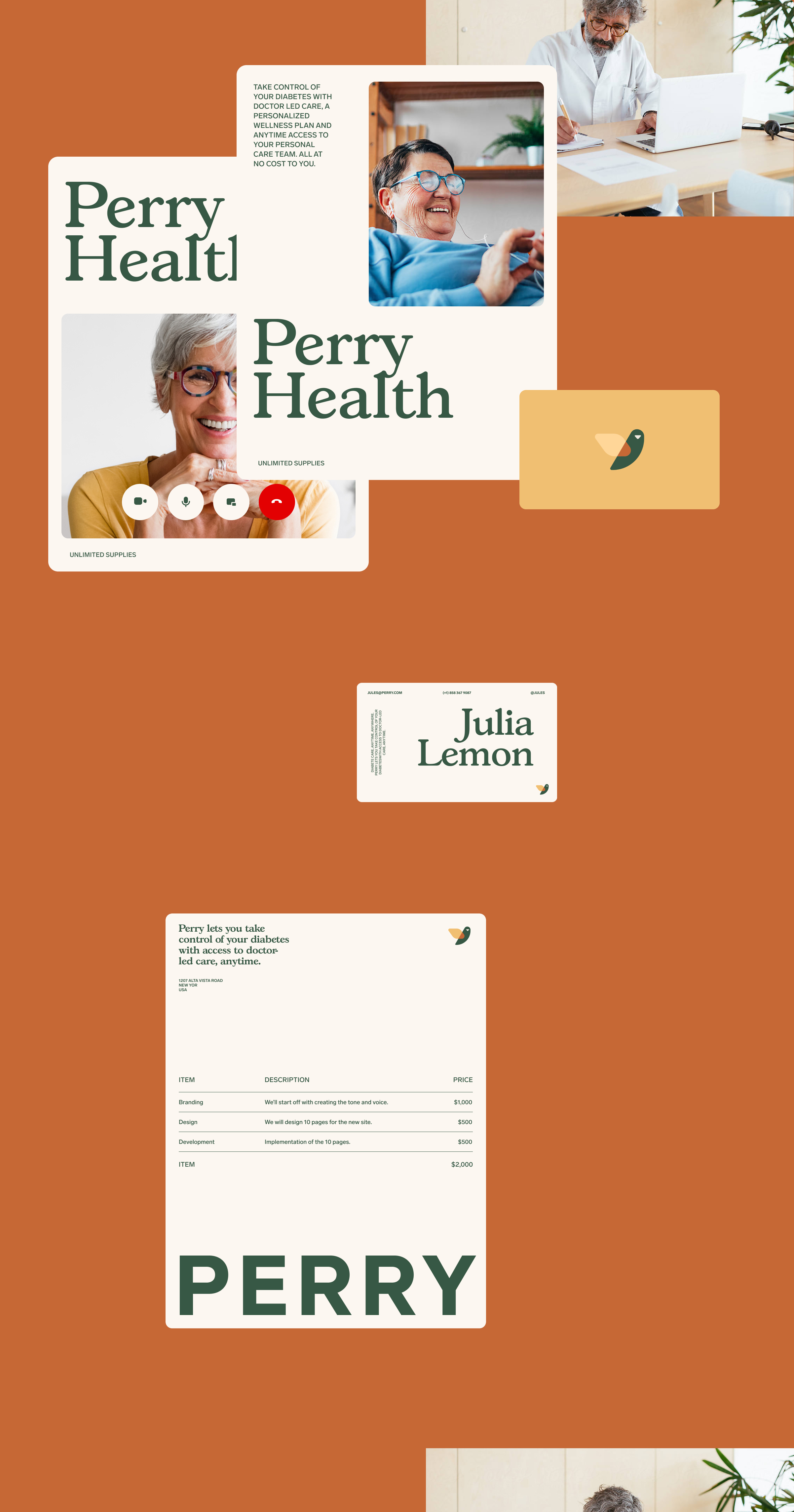 Healthcare Branding by Julien Renvoye for Voila on Dribbble
