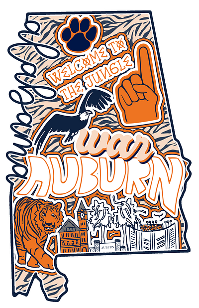 Auburn Design Download by Jamie Self on Dribbble