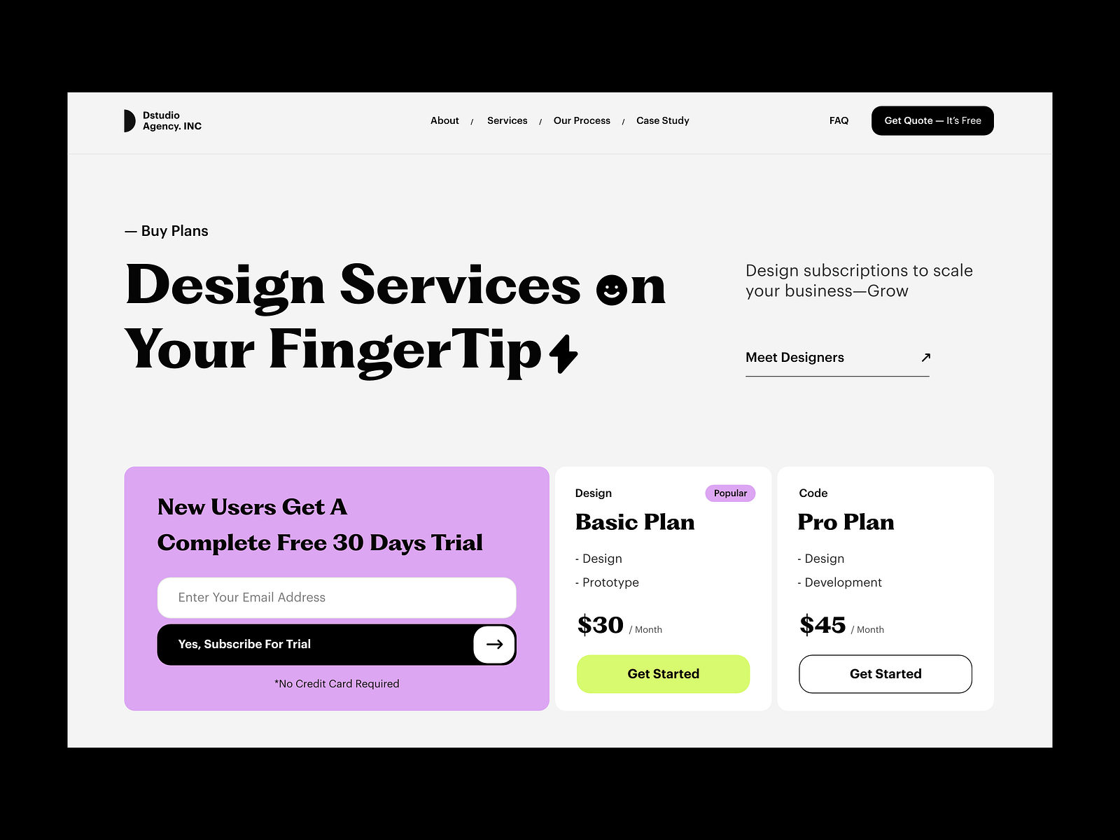 Web UI by Dstudio on Dribbble