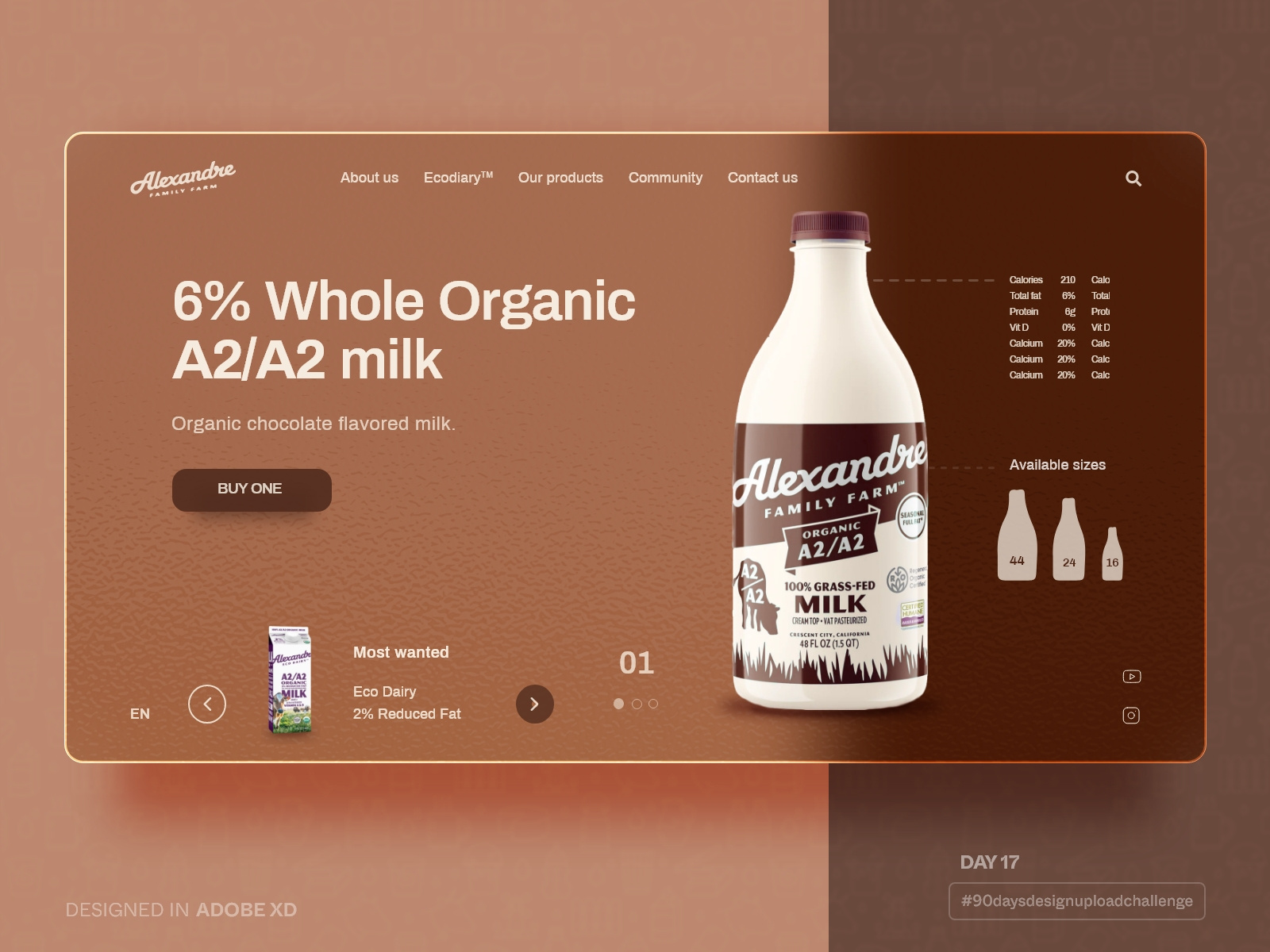 Alexander Family Farm UI Design by Raji Bolaji Adelami on Dribbble