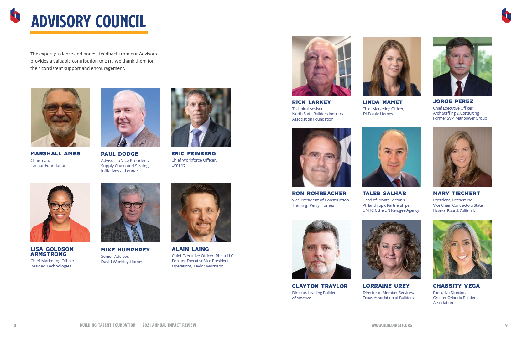 Building Talent Foundation: Impact Review by Luke Bair on Dribbble