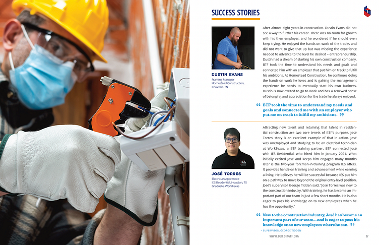 Building Talent Foundation: Impact Review by Luke Bair on Dribbble