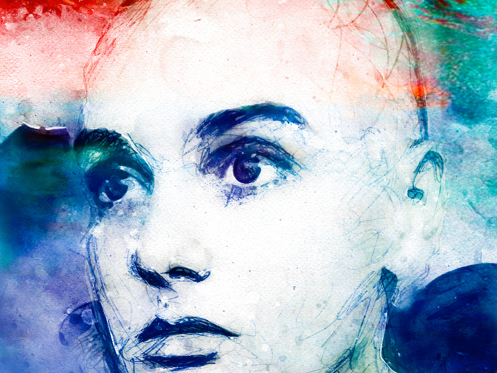 Sinéad O'Connor by Xavier Marchand on Dribbble