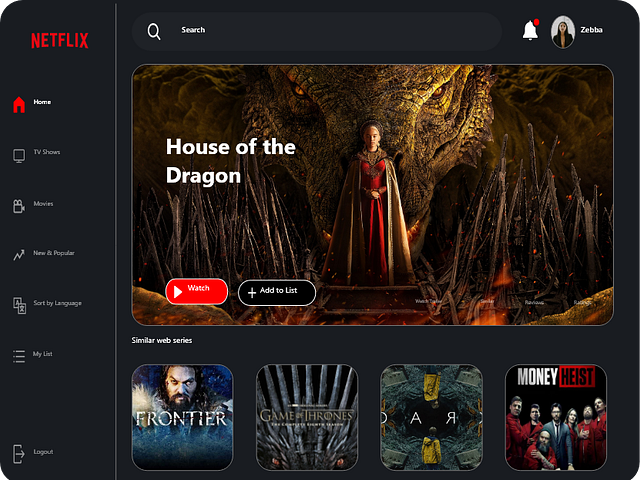 Netflix Landing Page designs, themes, templates and downloadable ...