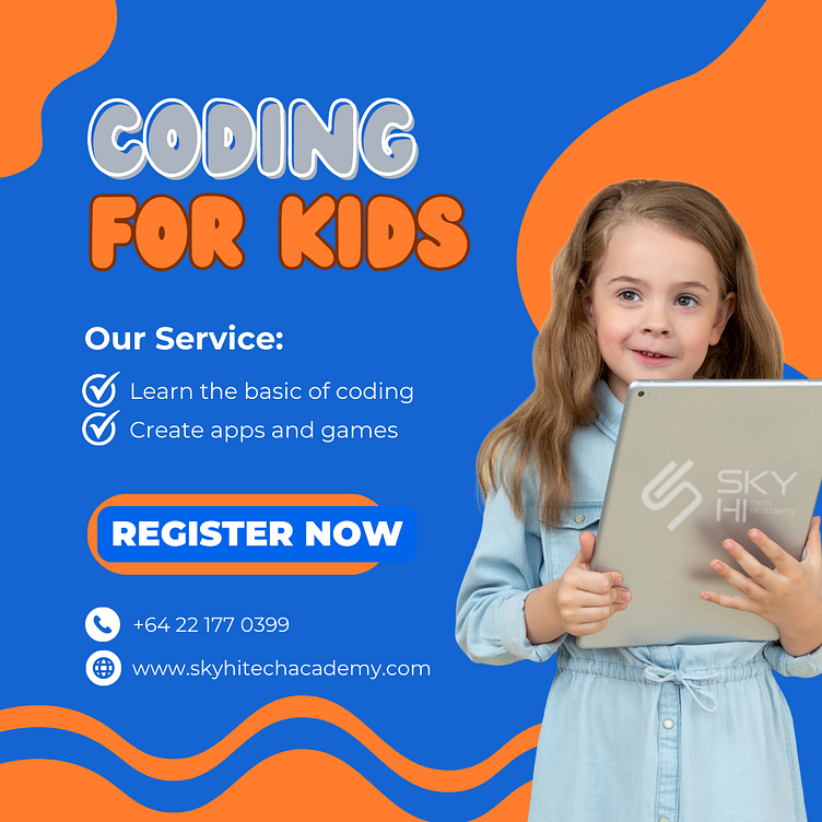 Coding For Kids - SkyHi Tech Academy by SkyHi Tech Academy on Dribbble