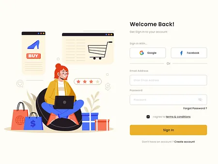 Google Login designs, themes, templates and downloadable graphic ...