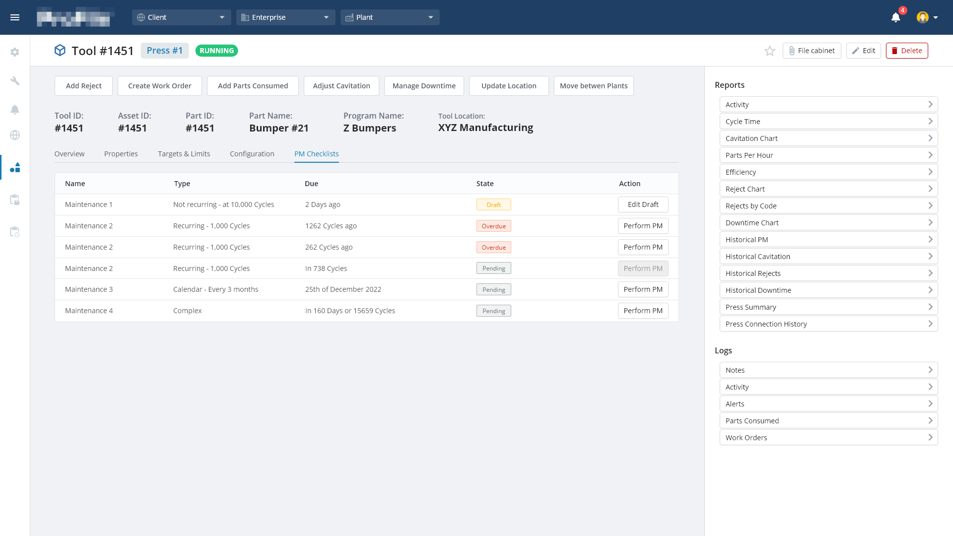 Real-time Manufacturing Monitoring by Gabriel Bucur on Dribbble