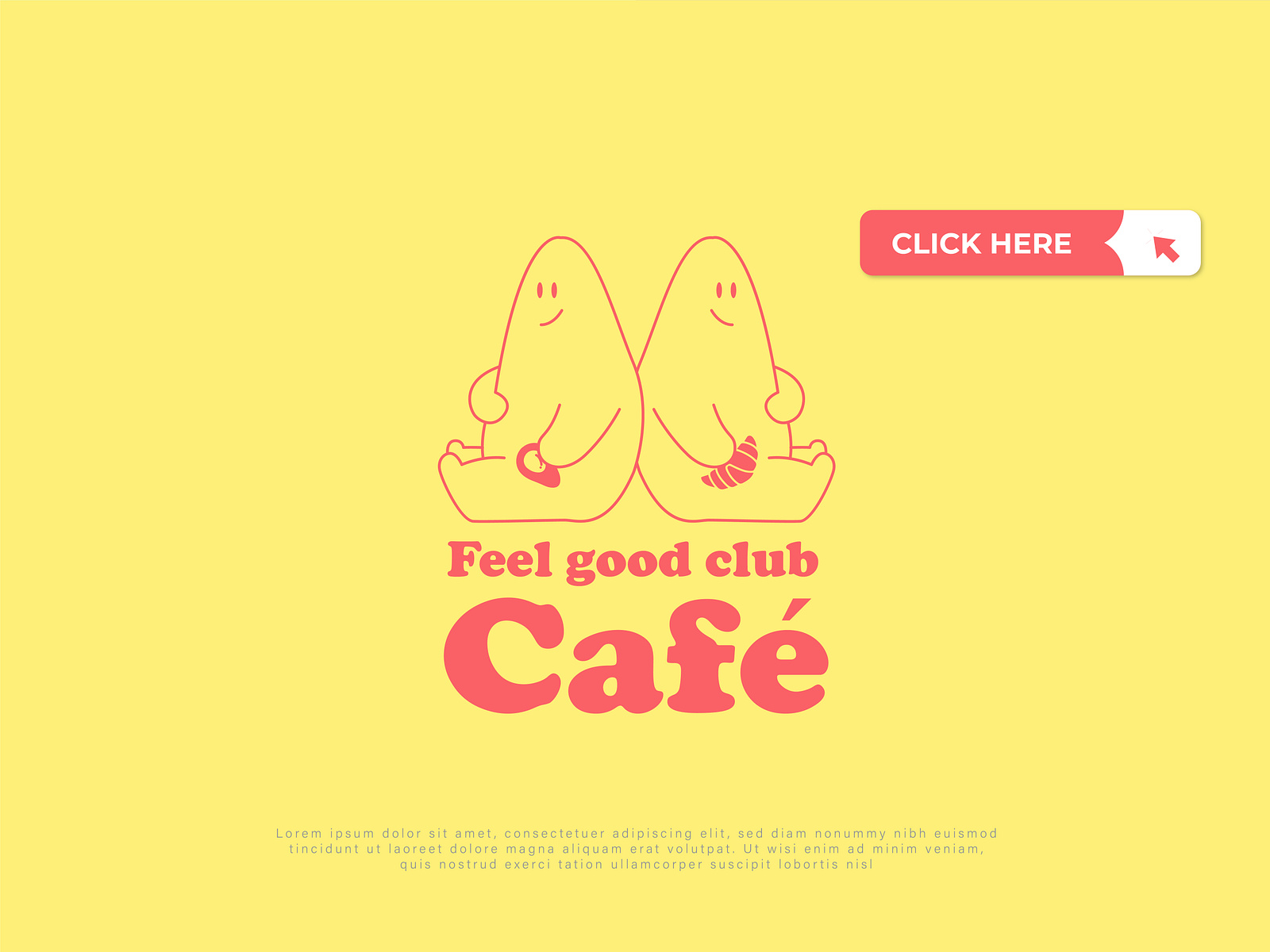 Feel Good Club CAFE -> ( Hope you guys like it ) by Studio_i on Dribbble