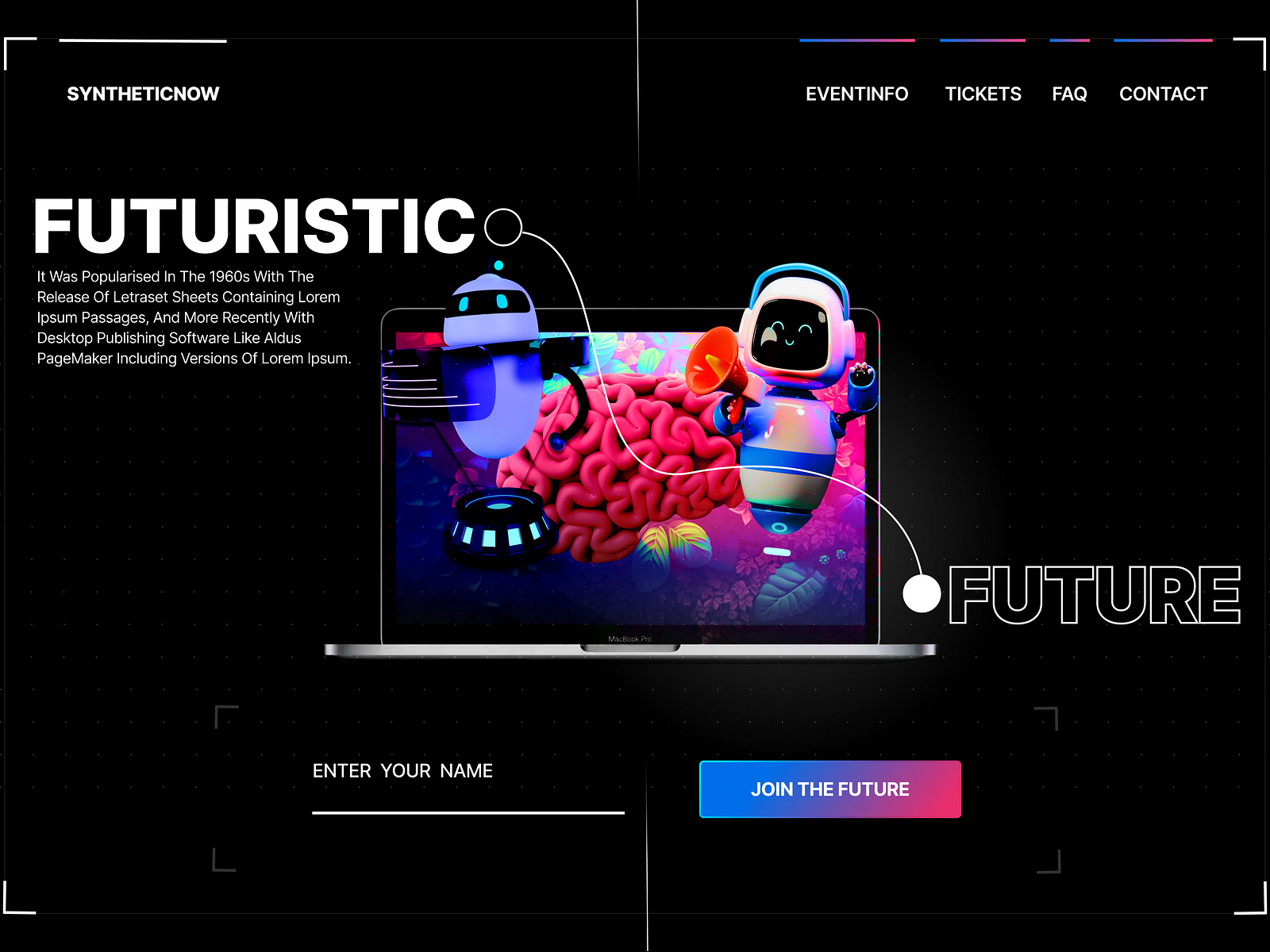 Landing Page Banner by Ritik Nanda on Dribbble