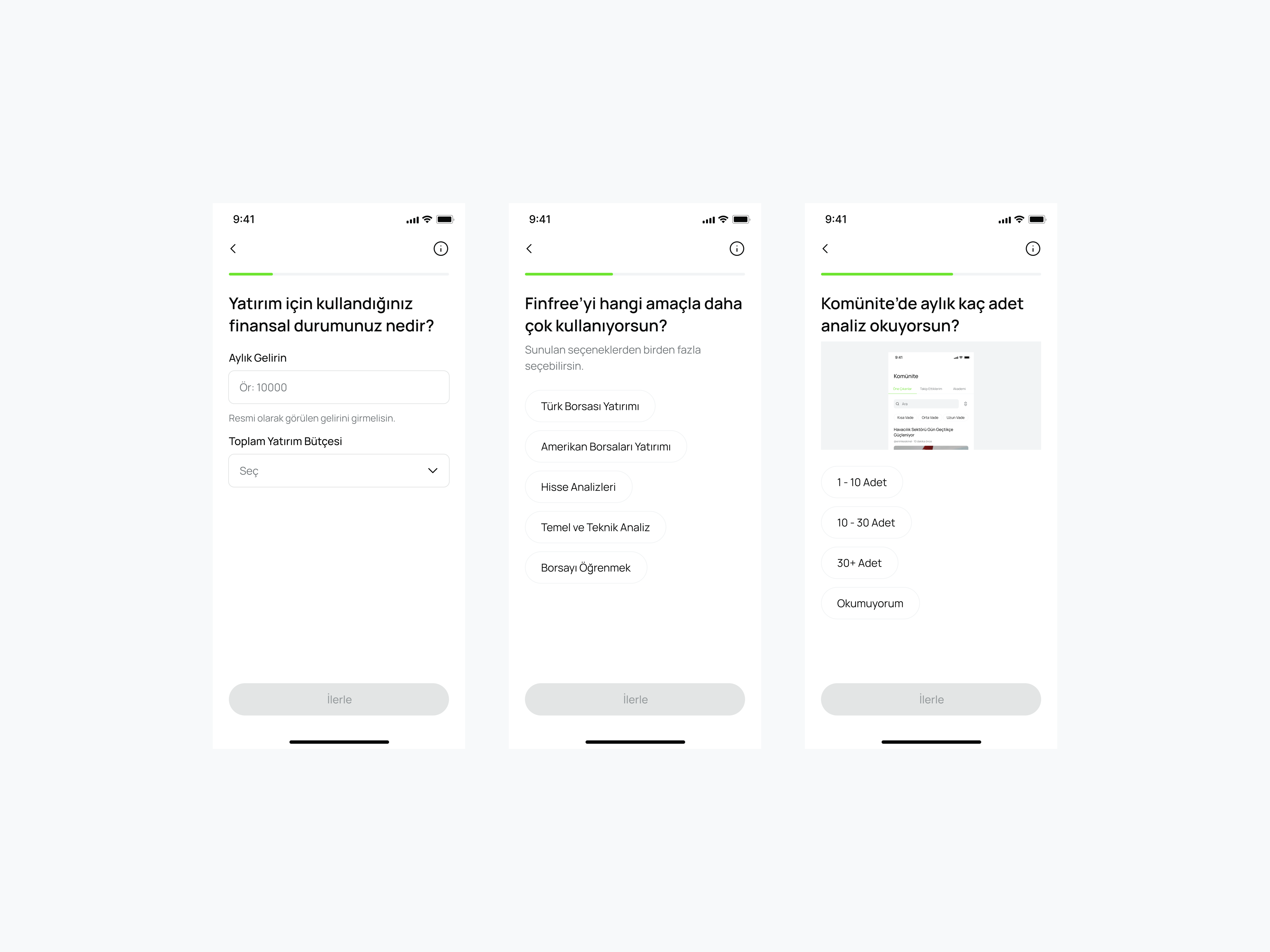 Survey Details Screens by Furkan Saygici on Dribbble