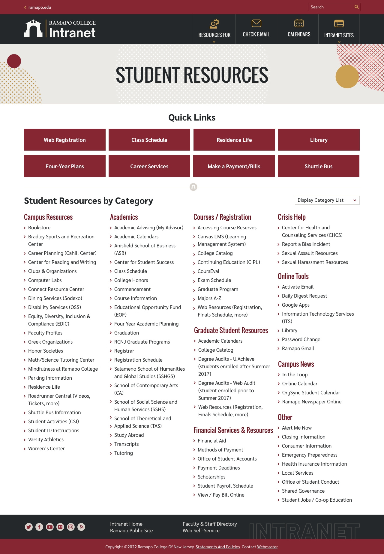 Higher Education Intranet Website Design by Angela on Dribbble